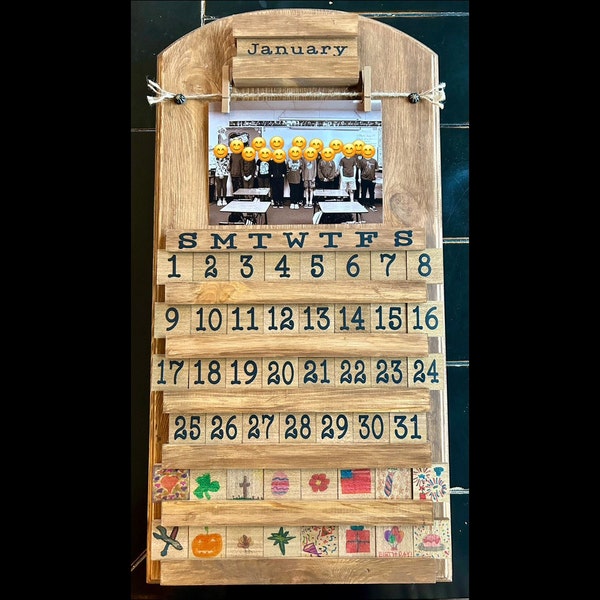 Personalized Calendar Tiles - Etsy