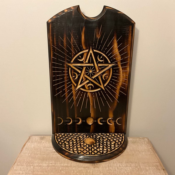 Seal of Archangel Gabriel Wall Altar for Sacred Space and Offerings ...