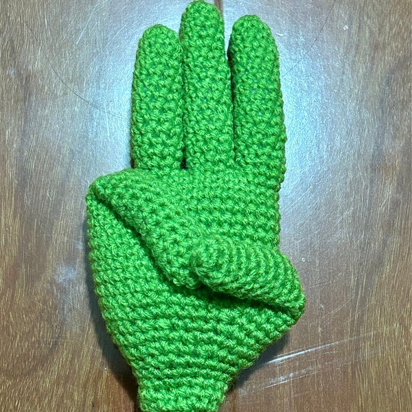 PDF Pattern Download, Crochet Middle Finger Up, Amigurumi Middle Finger ...