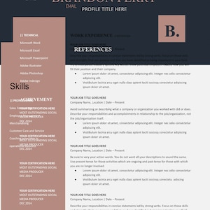 Professional Model Resume Template Pdf, Male/ Female Fashion Model ...