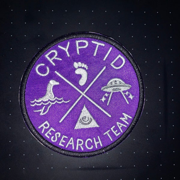 Cryptid Research Team Patch - Etsy