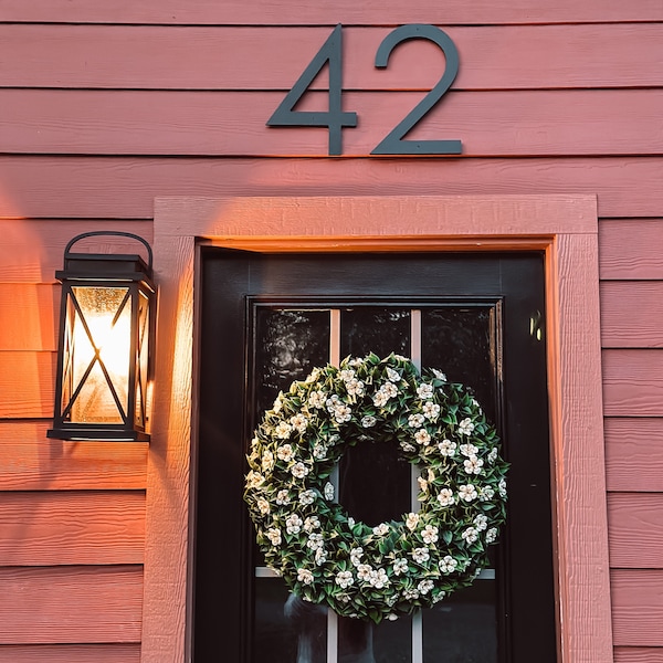 12 Inch Modern House Numbers Letters - Etsy