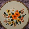 Round & Round the Garden Hand Embroidery PDF Pattern, Flower Embroidery ...