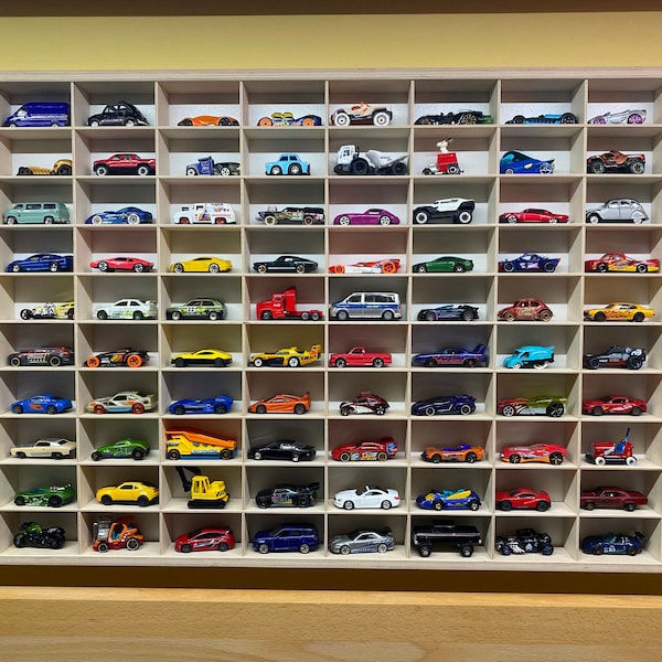 Hot Wheels Car Showcase + Race Car Graphics, Playroom Display, Matchbox ...