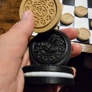 Checkers Set 3D Printed 24 Piece Set for Your Board. - Etsy