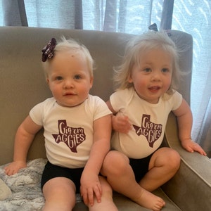 Texas A&M Aggie Hair Bow Long Tail - Etsy