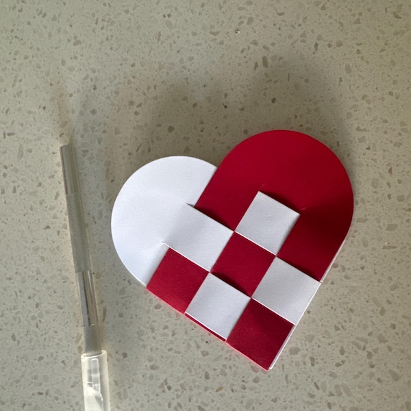 12 DIY Danish Heart Baskets. Precut and Ready to Use, No Tools Needed ...