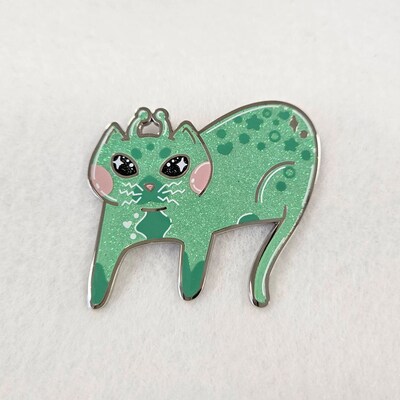 Alien Pets Hard Enamel Pins Original Art - Etsy