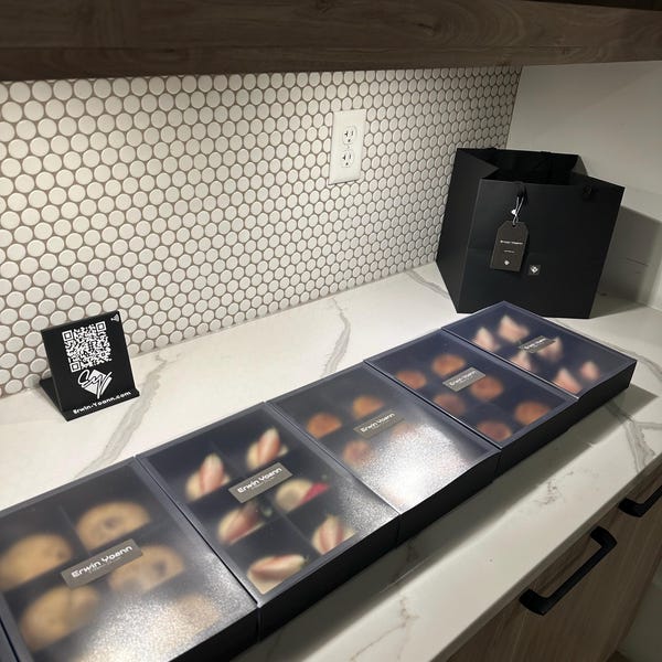 Custom Qr Stand W/ Business Card Holder and NFC Chip - Etsy