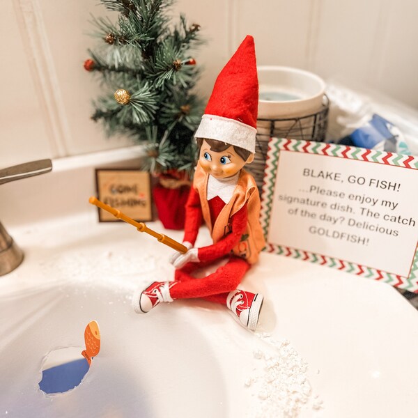 Elf Fishing Prop - Elf Props - Elf Kit - Elf Accessories - Gone Fishing ...