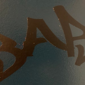 Urban Graffiti Font Custom Text Vinyl Decal Sticker - Etsy