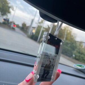 Hanging Car Photo Frames, Rearview Mirror Hanging Accessory, Car Decor ...