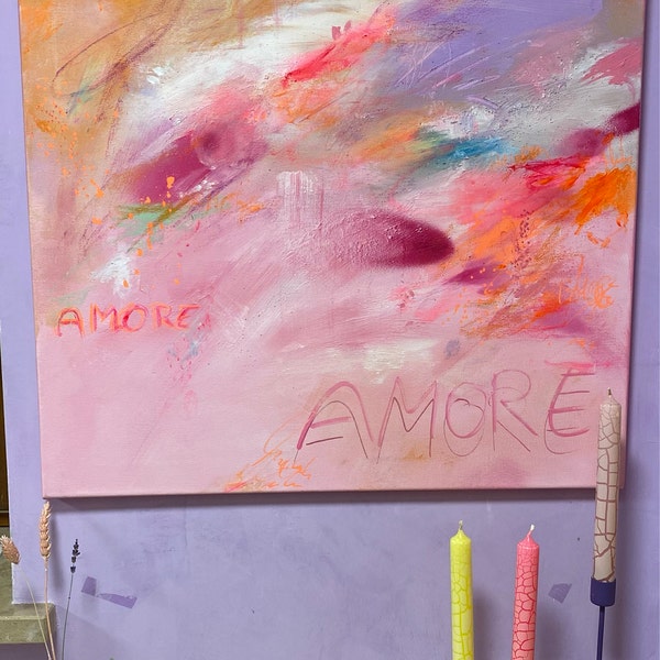 Abstrakte Kunst Leinwand, moderne Kunst, abstrakte Malerei, original Gemälde, Bild modern ...