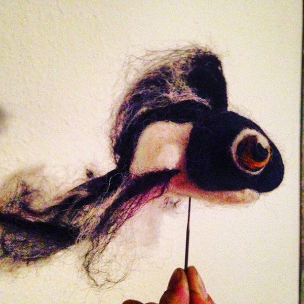 How to Make a Needle Felted Gold Fish - Etsy