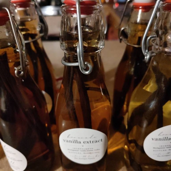 Homemade Kahlua Label Template Printable Gift Sticker, Personalize ...