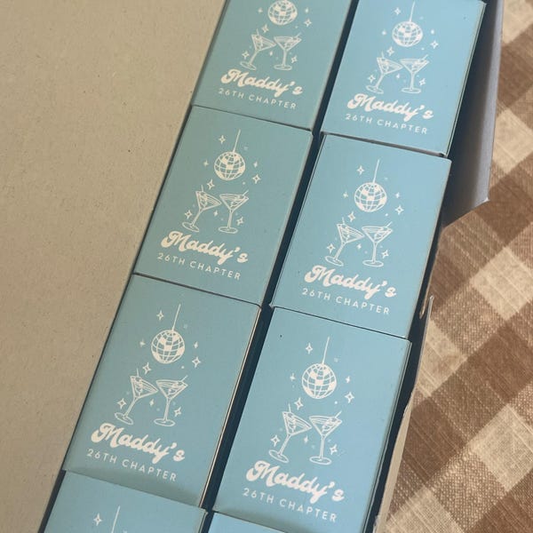 Matchboxes With Your Logo Custom Design Business Matchbox - Etsy