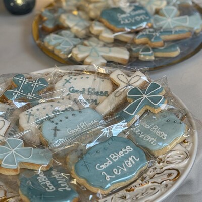 Baptism Cookies, Baptism Gift, Baptism Favors, Custom Cookies, Sugar ...