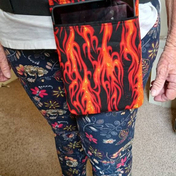 Classic Cotton - Cell Phone Pouch Belt (4 Fabric Choices) - Etsy