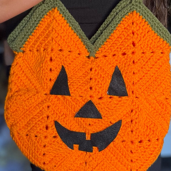 PATTERN- Jack-o-lantern Crochet Bag - Etsy