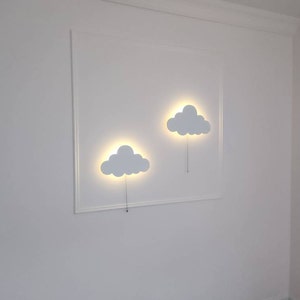 Cloud Night Light Set of 6 Nursery Wall Light Decor for Room - Etsy