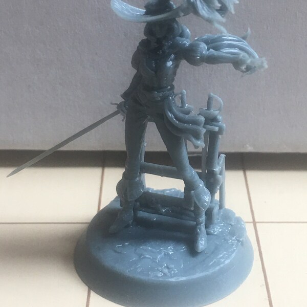 Elle the Musketeer 8K D&d/pathfinder 32mm 75mm 100mm Miniature | RPG ...