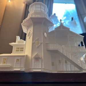 Miniature Ferry/train Station Building Clock Tower HO 1/87 Scale for ...