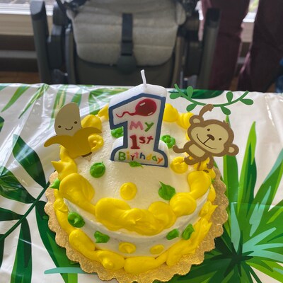 1 Dozen Monkey Themed Cupcake Picks First Birthday, Party Decorations ...