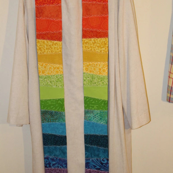 Green Pieced Stole, Ordinary Time Liturgical Stole - Etsy