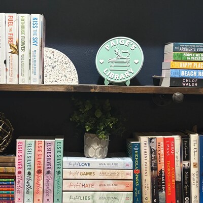 Library Sign Book Decor Bookish Decor - Etsy