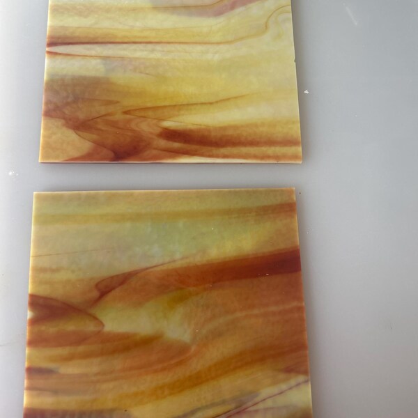 90 COE "brown Transparents" Bullseye Glass Sheets. *choice of 4 Colors ...