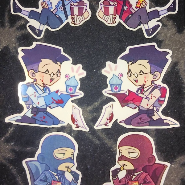 Team Fortress 2 TF2 Stickers - Etsy