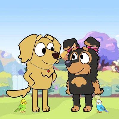 Bluey Characters as Popsicles Keychains - Etsy