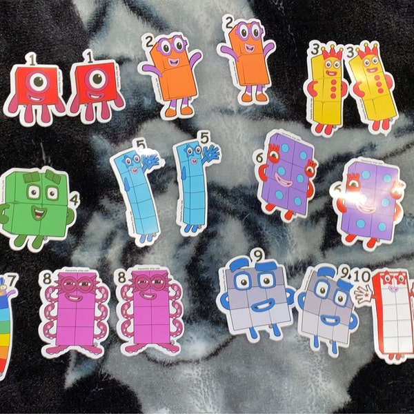 Numberblocks Sticker 1 to 100 for Kindergarten and Preschool Count ...