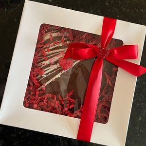 Le Chocolat Du Bouchard's Ruby Rose Solid Chocolate - Etsy