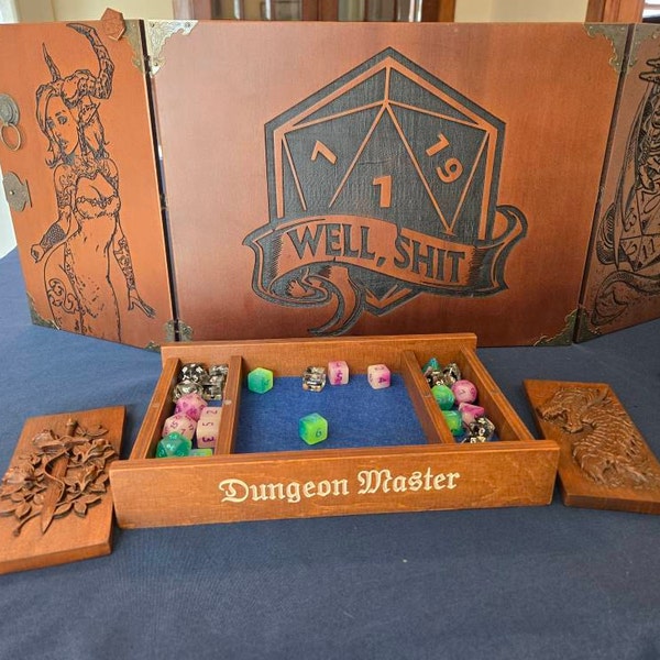 Large Box for DND Dice With the Possibility of Personalization, Dnd ...