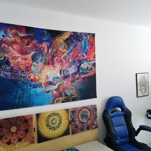 Android Jones Forward Escape Dave Tipper Tapestry by Third Eye ...