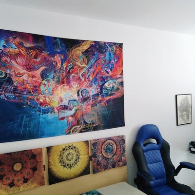 Android Jones Forward Escape Dave Tipper Tapestry by Third Eye ...