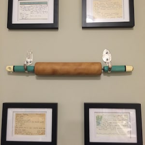 Fork Wall Hooks Hook Upcycled Set of 3 Three Vintage Fork Coat Hangers ...