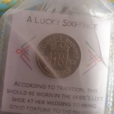 A Lucky Irish Sixpence Gift for a Bride - Etsy