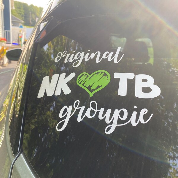 NKOTB New Kids on the Block Heart Vinyl Decal - Etsy