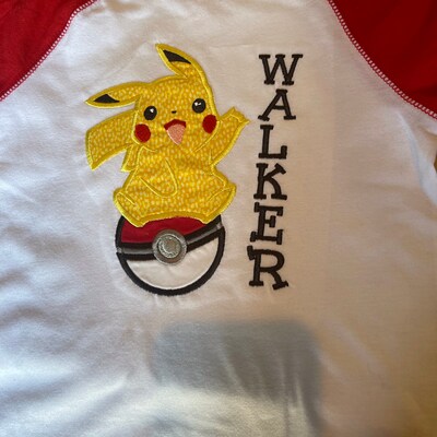 Pokemon Go Applique Design - Etsy