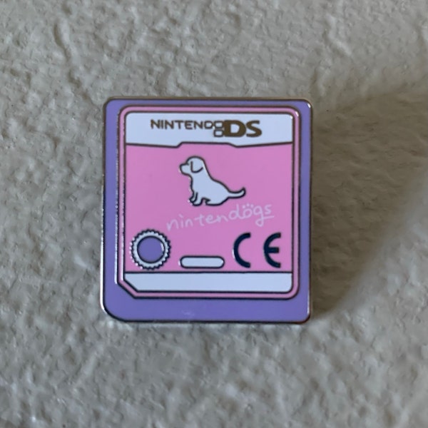 Nintendogs Game Cartridge Inspired Hard Enamel Lapel Pin Badge - Etsy
