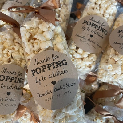 Thanks for Popping By Popcorn Party Favors Popcorn Snacks - Etsy