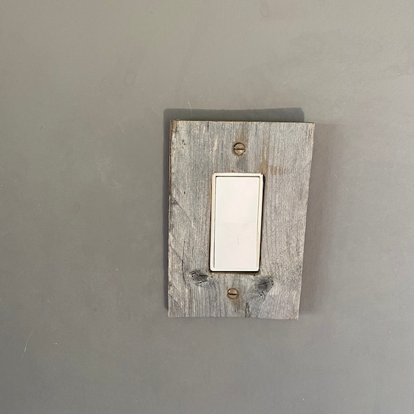 Weathered Wood Outlet Cover, Outlet Cover, Barn Wood, Drift Wood ...