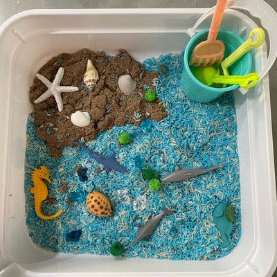 Ocean Play Kit Ocean Sensory Bin Under the Sea Play Montessori Toy Kids ...
