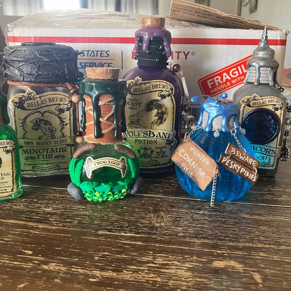 20 Printable Magic Potion Labels, Magical Witch & Wizard Accessory ...