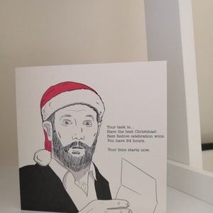 Alex Horne Taskmaster Christmas Card - Etsy UK