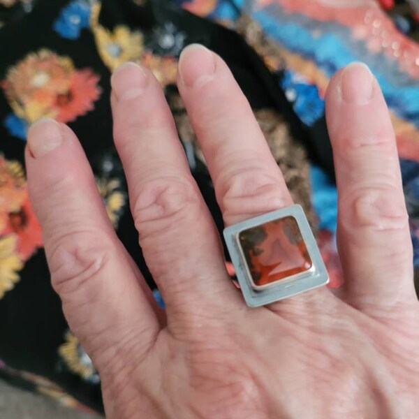 White River Hotsonite Ring - Etsy
