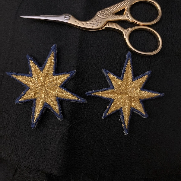 Hot Pink Shooting Star Appliques VINTAGE Iron on Patches for Creative ...