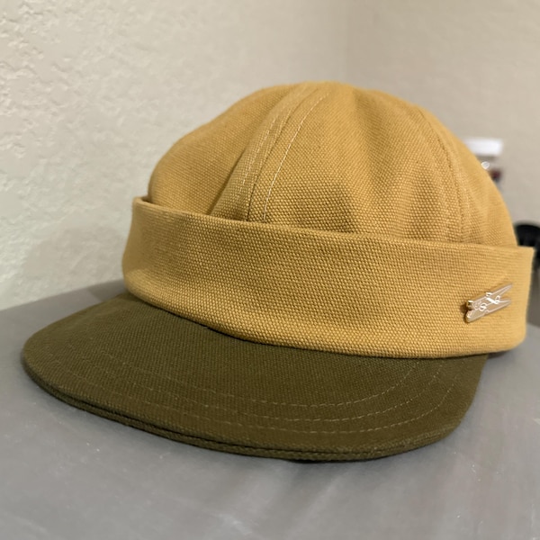 Handmade 5 Panel Cap With Short and Soft Flip up Brim. Custom Five ...
